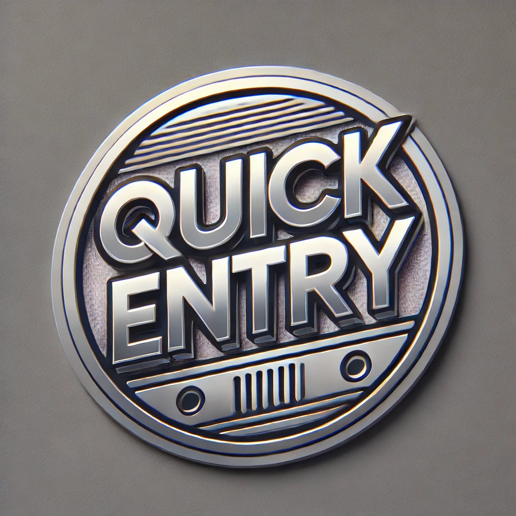 Quick Entry Sticker Platinum - 200 Entries